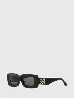 Loewe Rectangular Acetate Sunglasses With A Chunky Frame - Black