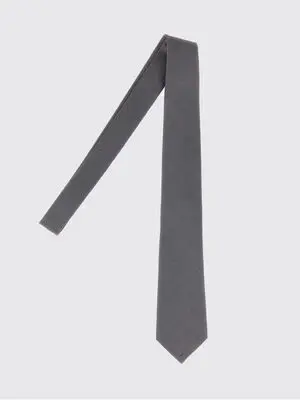 Gucci Gg Monogram Silk Neck Tie - Gray