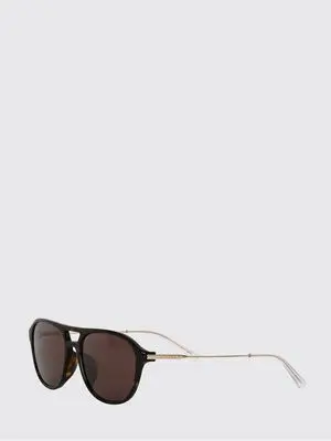 Gucci Rounded Double-bridge Sunglasses In Acetate - Gold