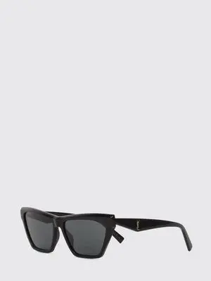 Saint Laurent Cat-eye Acetate Sunglasses With Monogram - Black