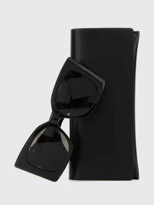 Saint Laurent Cat Eye Acetate Sunglasses With Monogram - Black