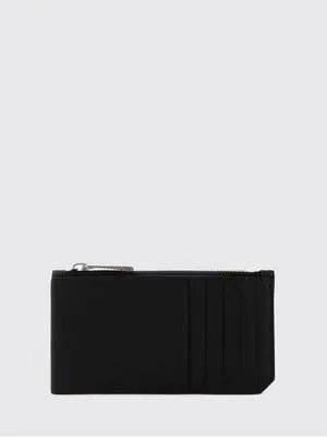 Bottega Veneta Intrecciato Leather Flat Card Holder With Zip Pocket