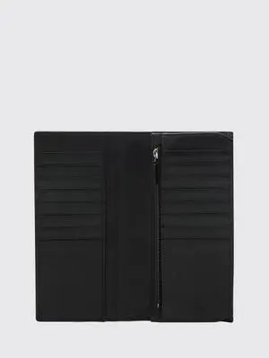 Gucci Gg Emblem Wallet In Embossed Leather