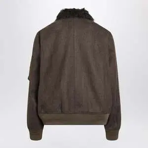 Sacai Melton Wool Blouson Jacket