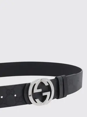 Gucci Gg Monogram Coated Cotton Belt