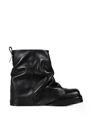 Attico Mini Robin Layered Combat Boots