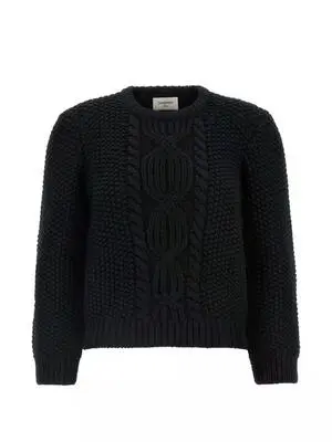 Saint Laurent Crew-neck Wool Sweater