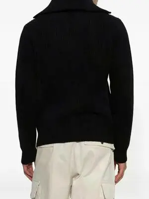 Moncler Ribbed-knit Logo-patch Sweater