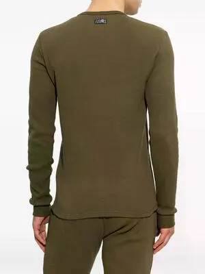 MAISON MARGIELA Waffle-knit Long-sleeved Top