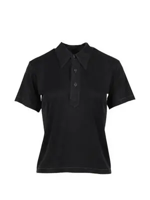 MAISON MARGIELA Four Stitch-detail Polo Top