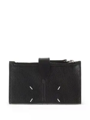MAISON MARGIELA Leather Zip Cardholder - Black