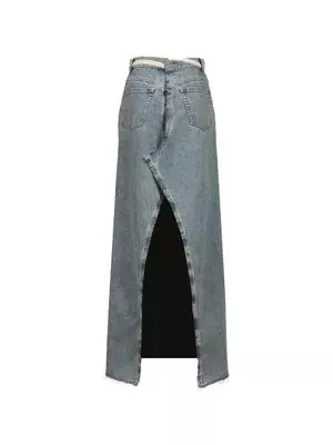 MAISON MARGIELA Denim Maxi Skirt