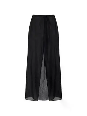 Balmain Monogram Chiffon Beach Trousers