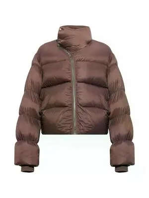 Rick Owens Quilted Stand-up Collar Down Jacket