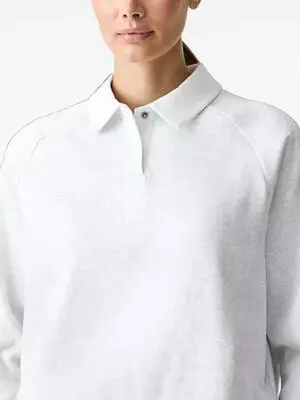 PUMA Logo-embroidered Polo-collar Sweater