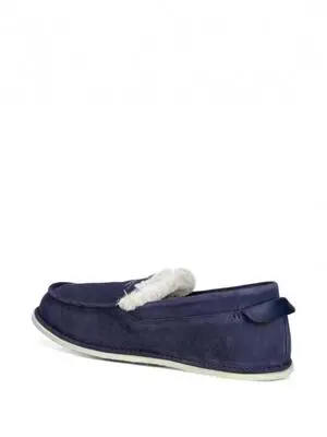 Lacoste Aubrey Faux-fur Trim Loafer-style Slippers