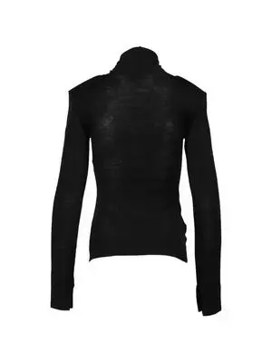 Attico Long-sleeved T-shirt With Embroidered Logo