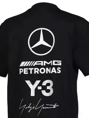 Y3 X Mercedes Logo-print T-shirt
