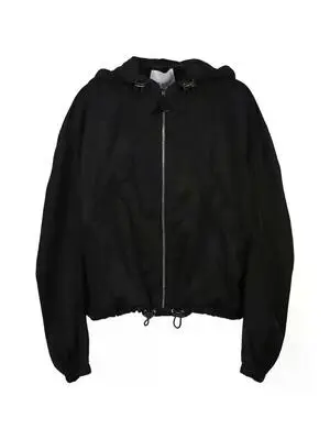 Attico Hooded Balloon-fit Bomber Jacket