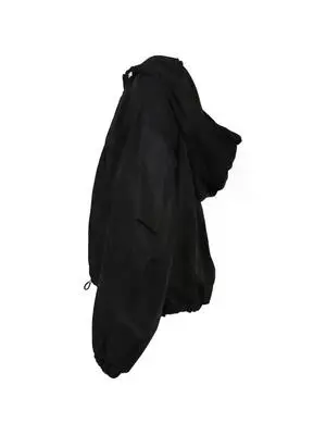 Attico Hooded Balloon-fit Bomber Jacket
