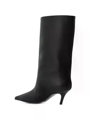 Amina Muaddi Fiona Pointed-toe Boots