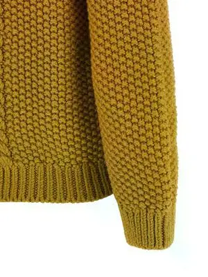 Saint Laurent Wool Cable-knit Sweater - Yellow
