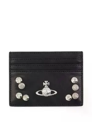 VIVIENNE WESTWOOD Orb-plaque Studded Card Holder
