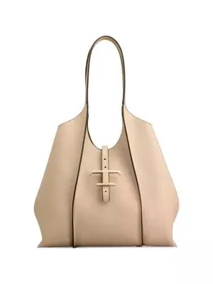 TOD'S T Timeless Leather Tote Bag