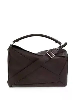 Loewe Large Puzzle Shoulder Bag - Brown