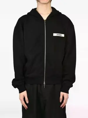 Jacquemus The Gros Grain Zipped Hoodie