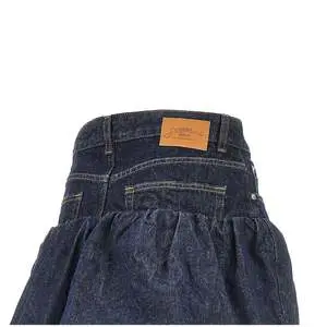 GANNI Denim Mini Bubble Skirt