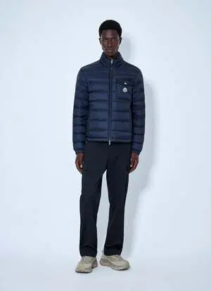 Moncler Verith Hooded Short Down Jacket - Blue