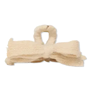Lele Sadoughi Cable Knit Bow Claw Clip
