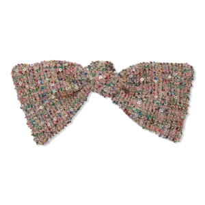 Lele Sadoughi Paloma Tweed Bow Barrette - Confetti