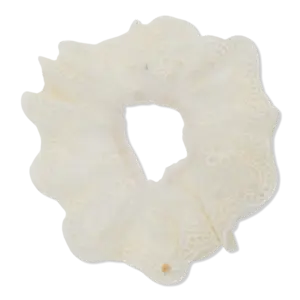 Lele Sadoughi Lace Scrunchie - Ivory