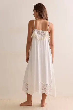 Free People Sweet Heirloom Maxi Slip Dress
