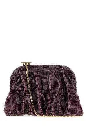Benedetta Bruzziches La Petite Venus Clutch - Purple