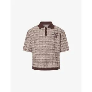 ONLY THE BLIND Como Logo-embroidered Knitted Polo Shirt
