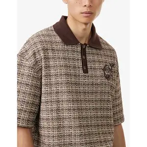 ONLY THE BLIND Como Logo-embroidered Knitted Polo Shirt
