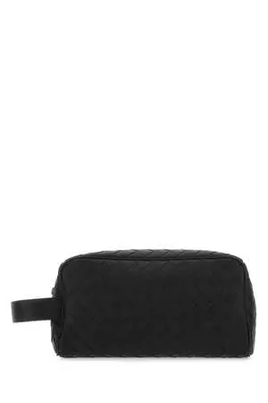 Bottega Veneta Leather Beauty Case - Black