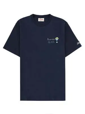 MC2 SAINT BARTH Classic Cotton T-shirt For - Blue