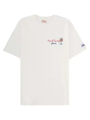 MC2 SAINT BARTH Classic Cotton T-shirt For - White