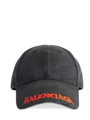 Balenciaga Graphic Embroidered Baseball Cap