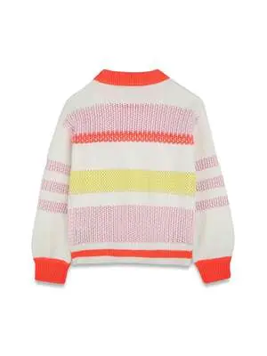 Sonia Rykiel Paris Striped Cotton Pullover Sweater - Multicolour