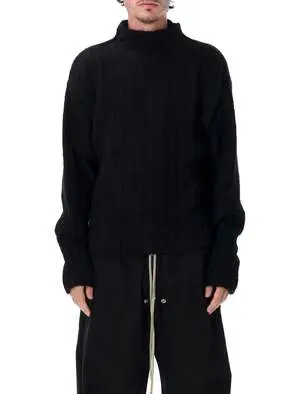 Rick Owens Turtleneck Sweater - Nero