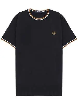 Fred Perry Classic Cotton T-shirt For - Black