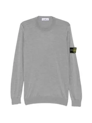 Stone Island Wool Sweater - Ashgreyml