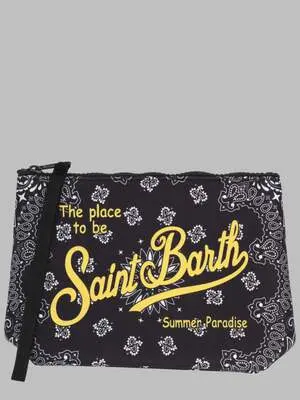 MC2 SAINT BARTH Mini Pouch Clutch Perfect For - Black