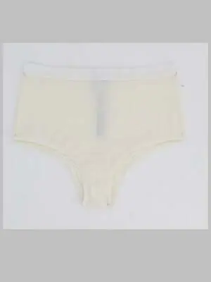 MAISON MARGIELA High Waist Mini Slip - Ivory