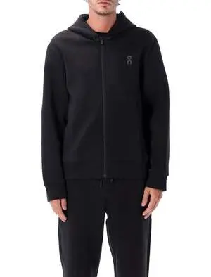 On Full Zip Hooded Sweatshirt - Nero